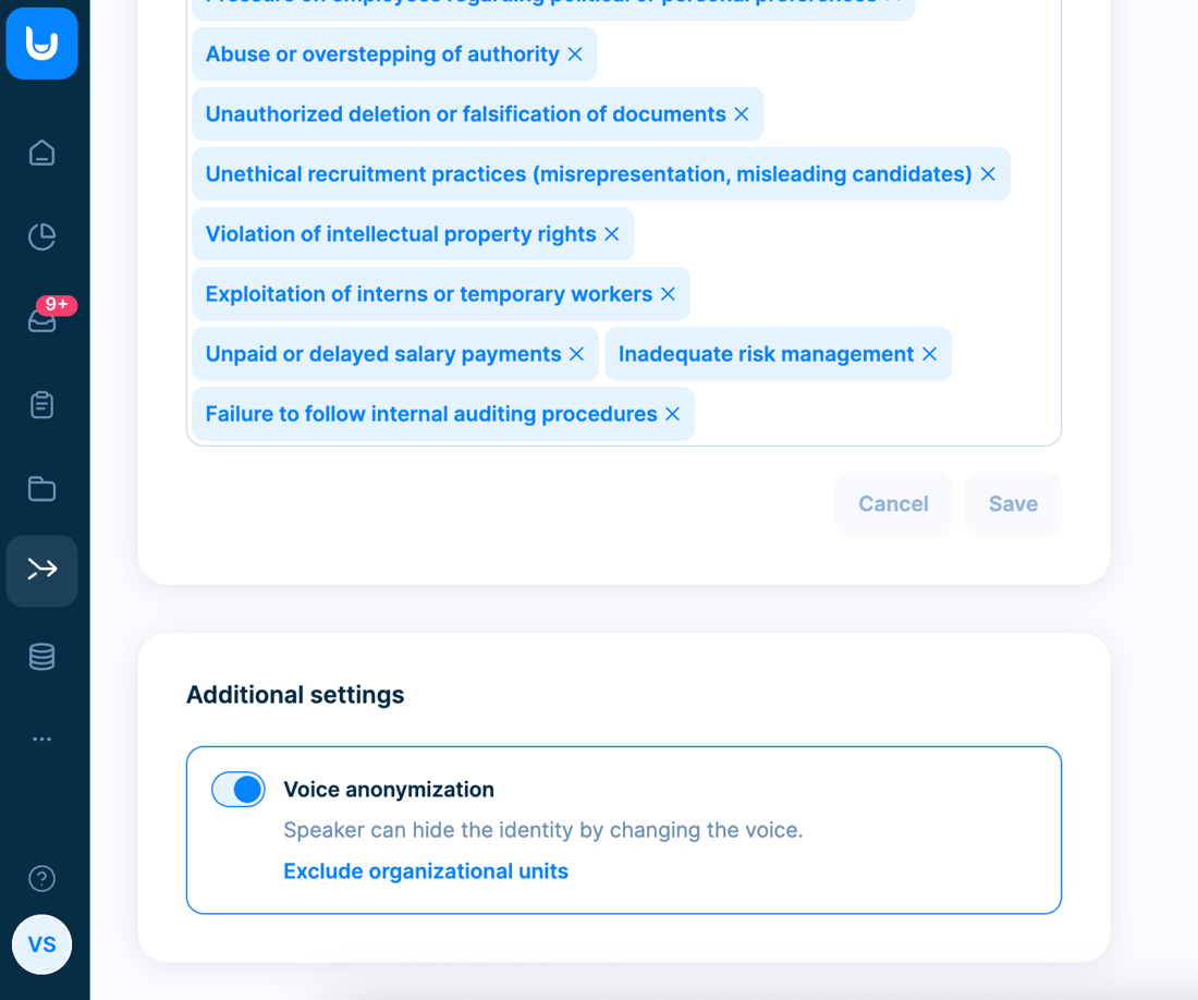 Automated hotline